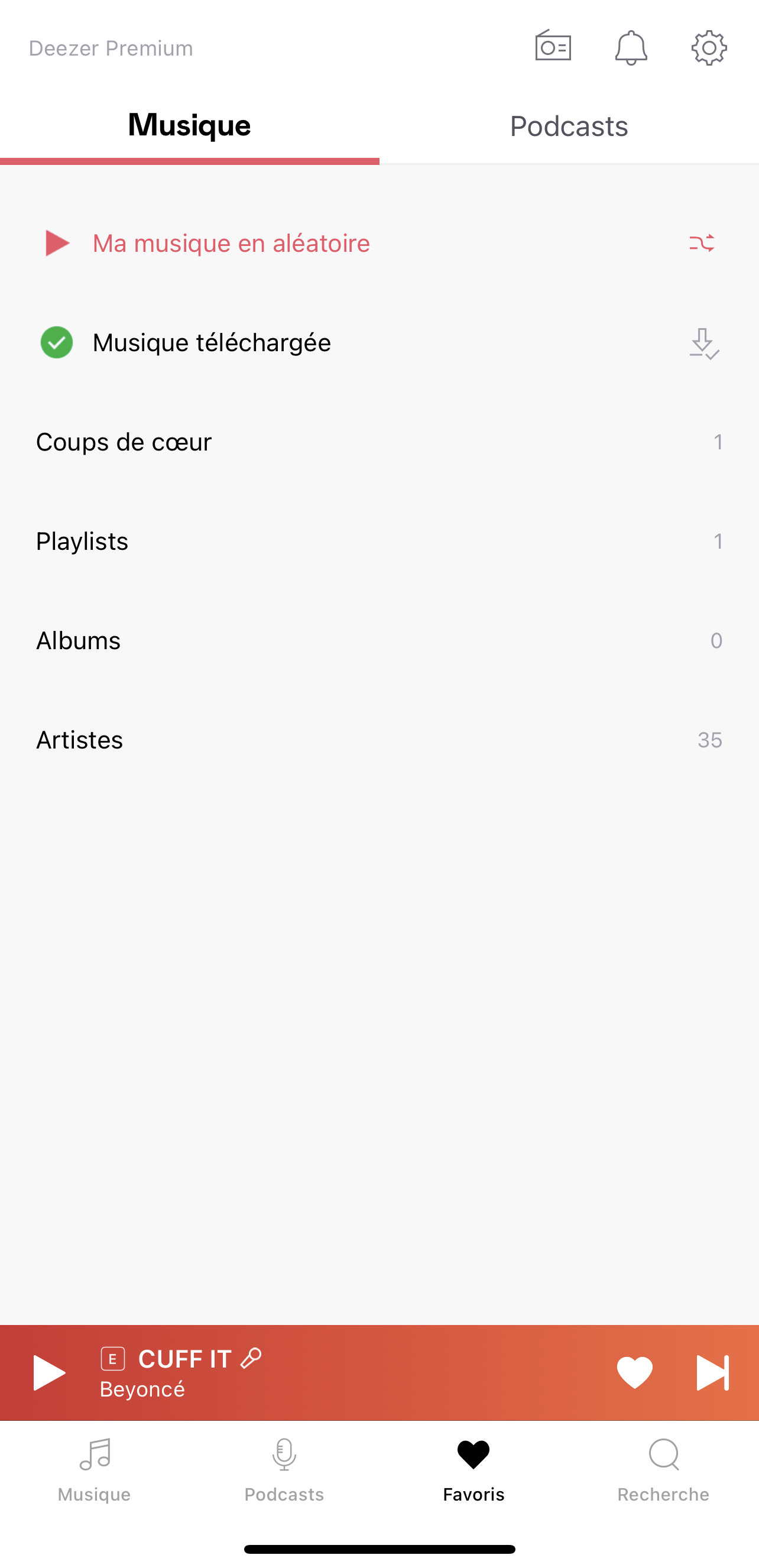Deezer Premium ou Famille - Assistance Bouygues Telecom