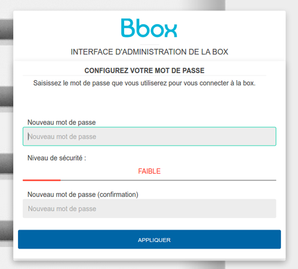 Accès et connexion à l'interface d'administration Bbox - Assistance ...
