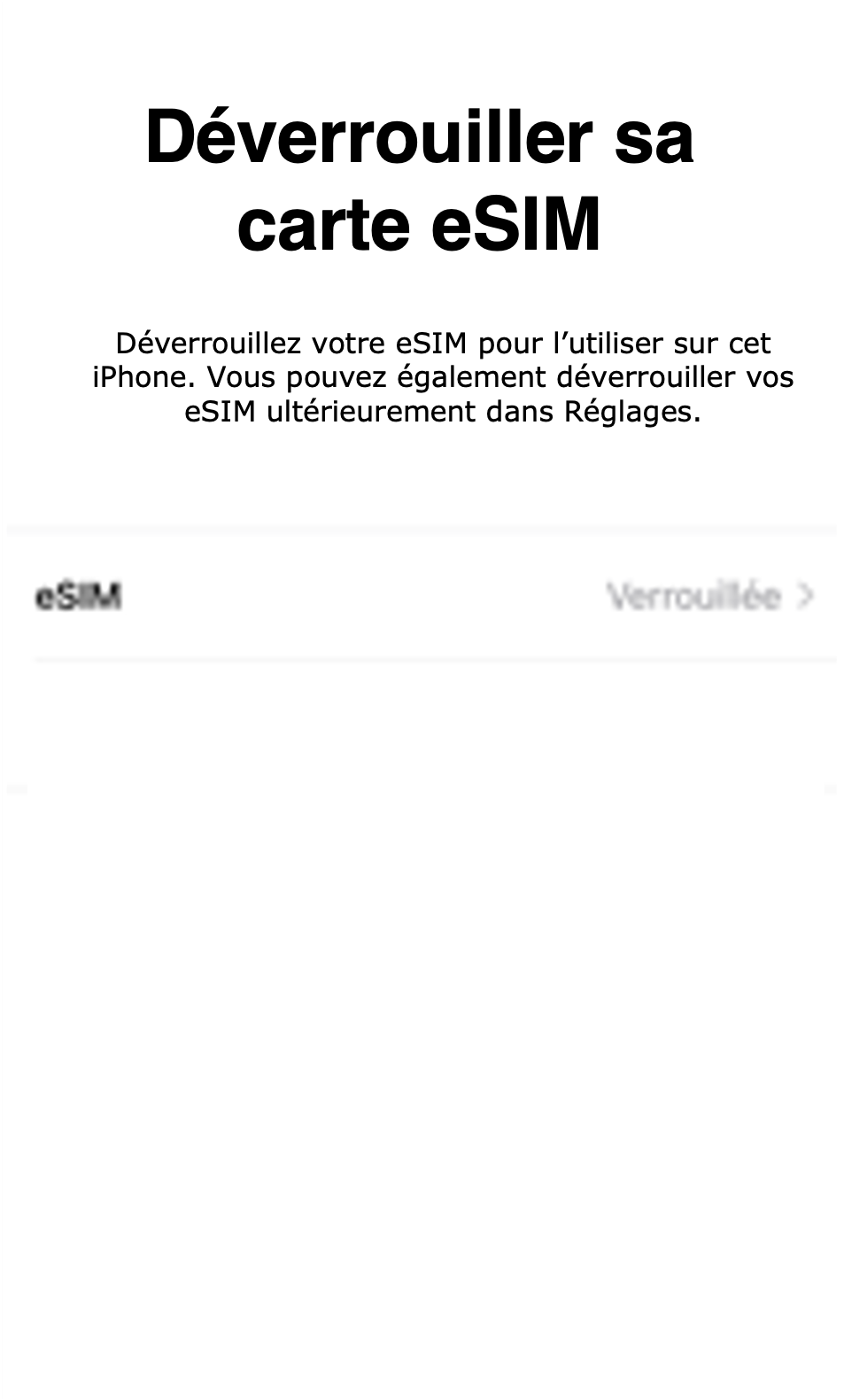 Activation et gestion eSIM sur iPhone - Assistance Bouygues Telecom