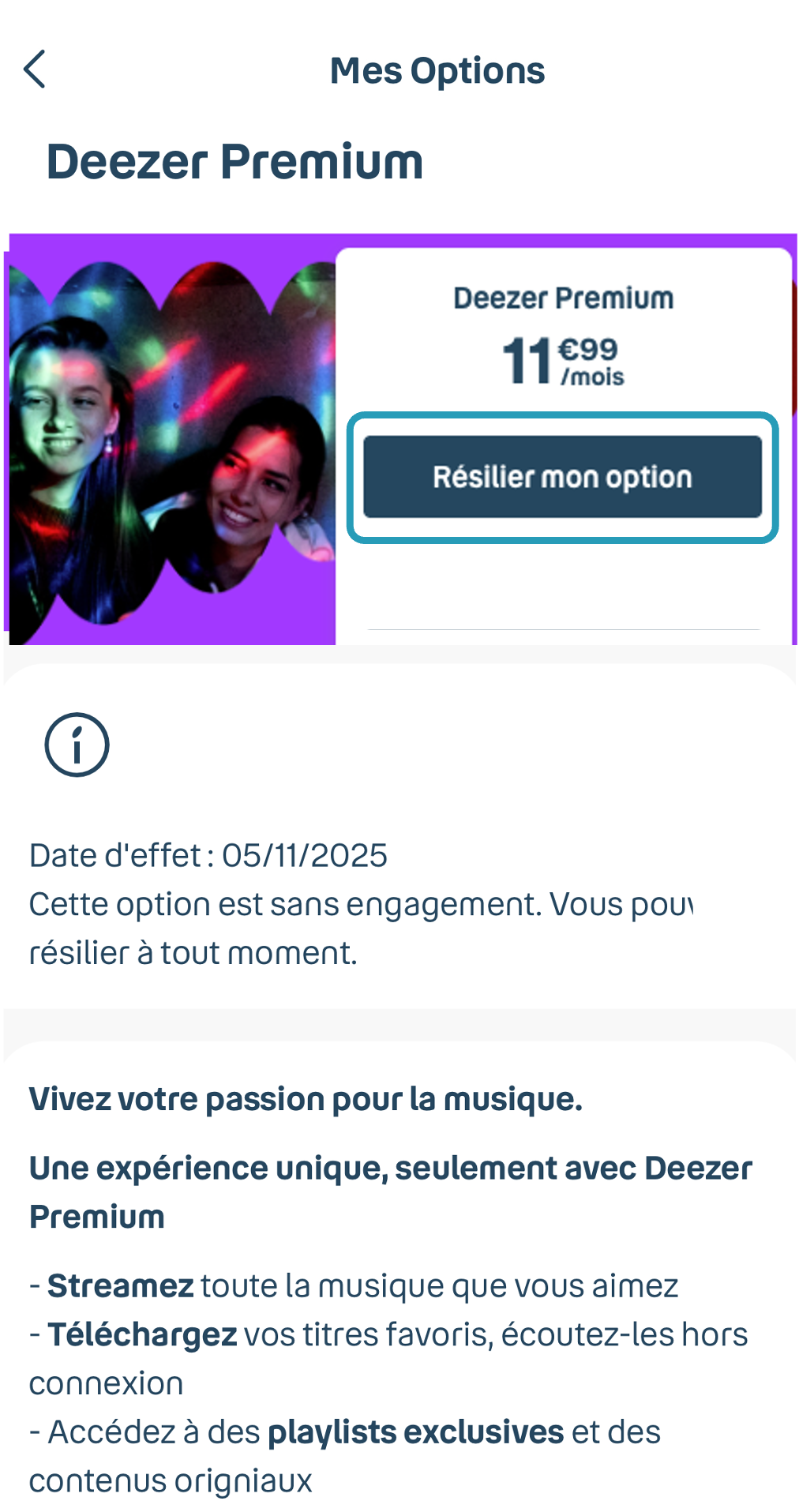 Souscrire Deezer Premium, Duo ou Famille - Assistance Bouygues Telecom